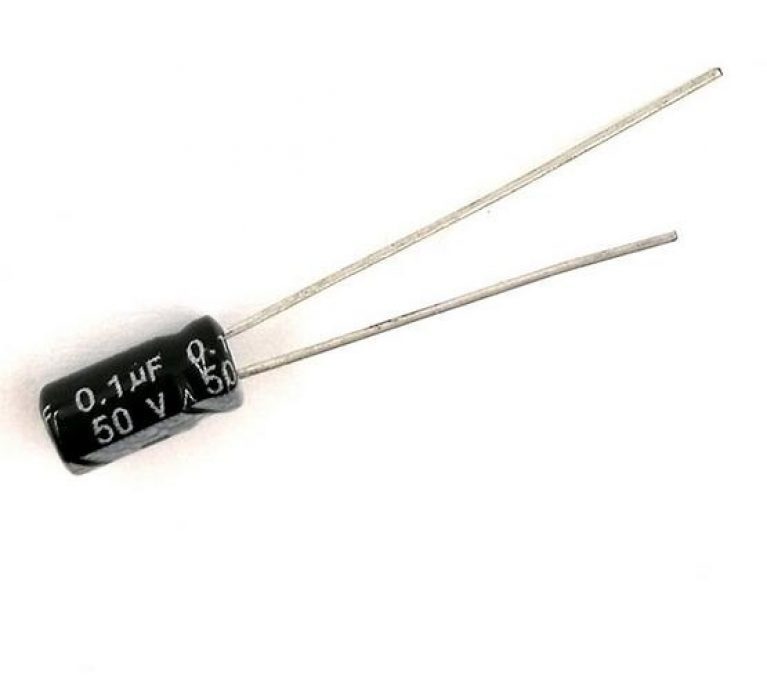 0.1uf 50v Aluminum Electrolytic Polar Capacitor | Majju PK