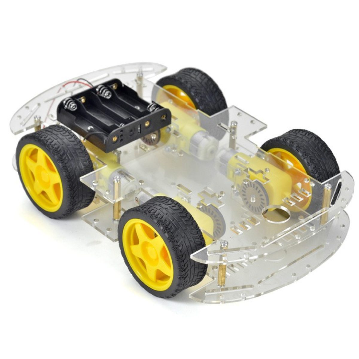 4 Wheel Robot Chassis Smart Car Kit for Arduino | Majju PK