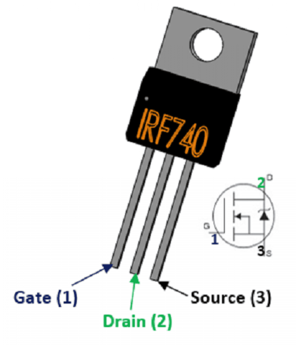 IRF740 N-CHANNEL MOSFET, 400V/10A | Majju PK