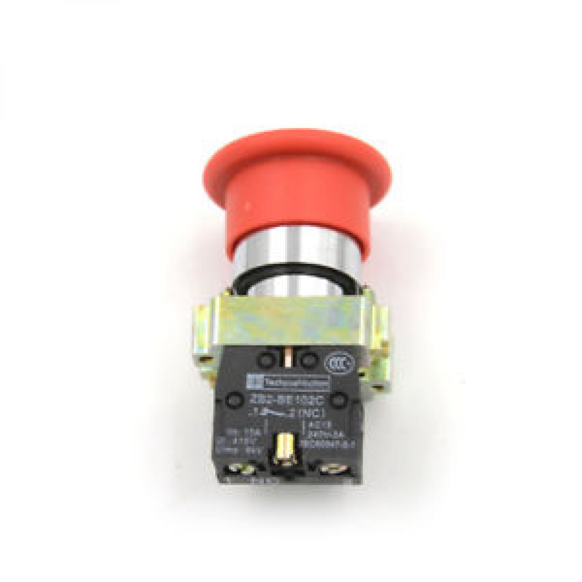 MUSHROOM PUSH BUTTON SWITCH, TURN TO RELEASE N/C EMERGENCY STOP | Majju PK
