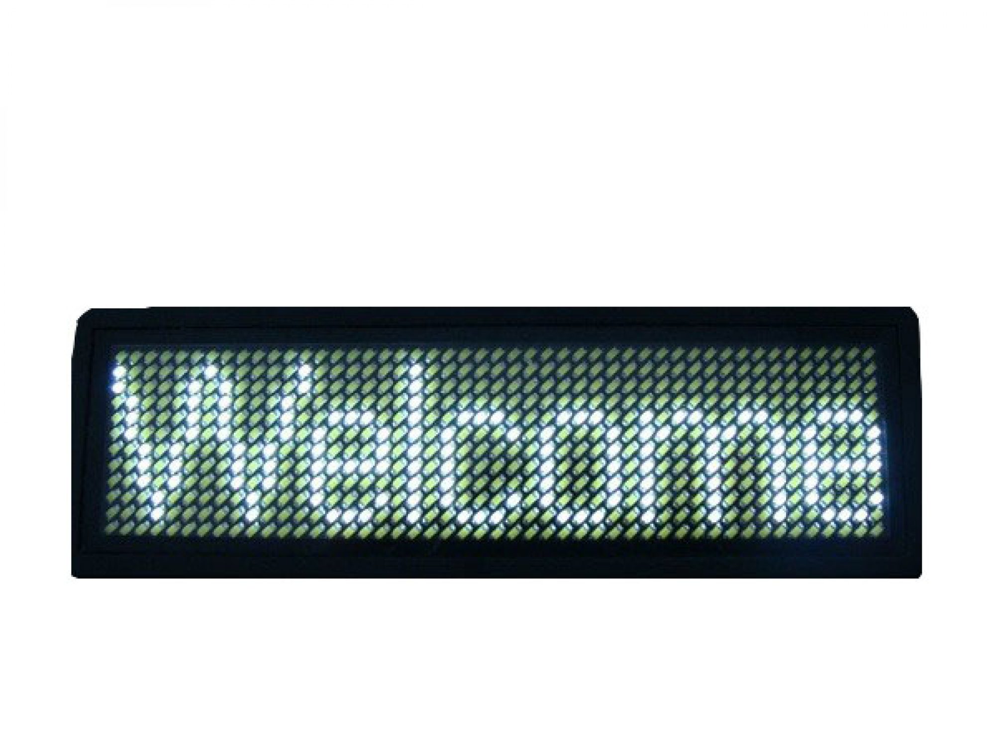 MOVING LED BADGE, WHITE | Majju PK