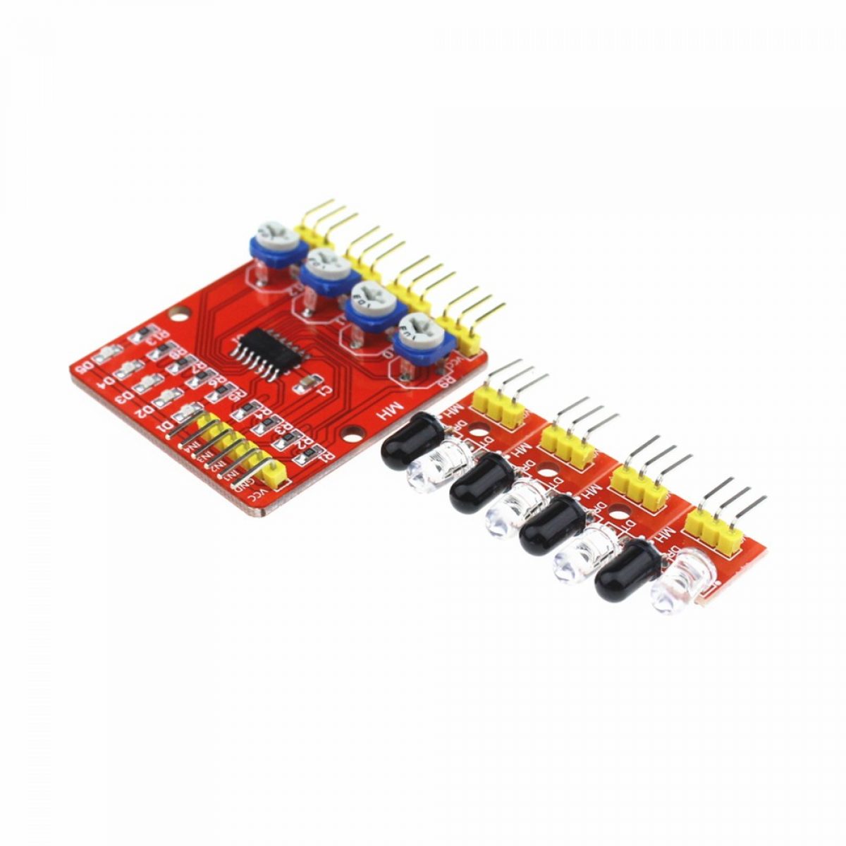 4 WAY INFRARED LINE TRACING LINE FOLLOW SENSOR MODULE | Majju PK