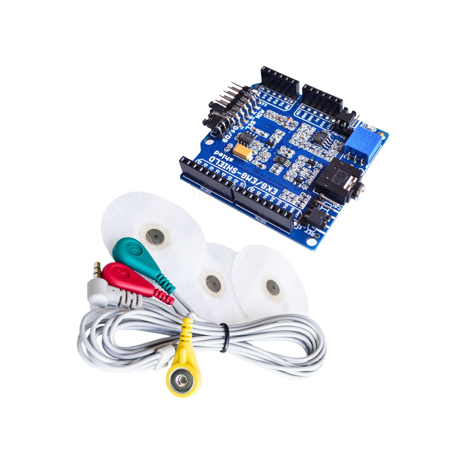 EMG ECG ARDUINO SHIELD WITH ELECTRODE PROB | Majju PK