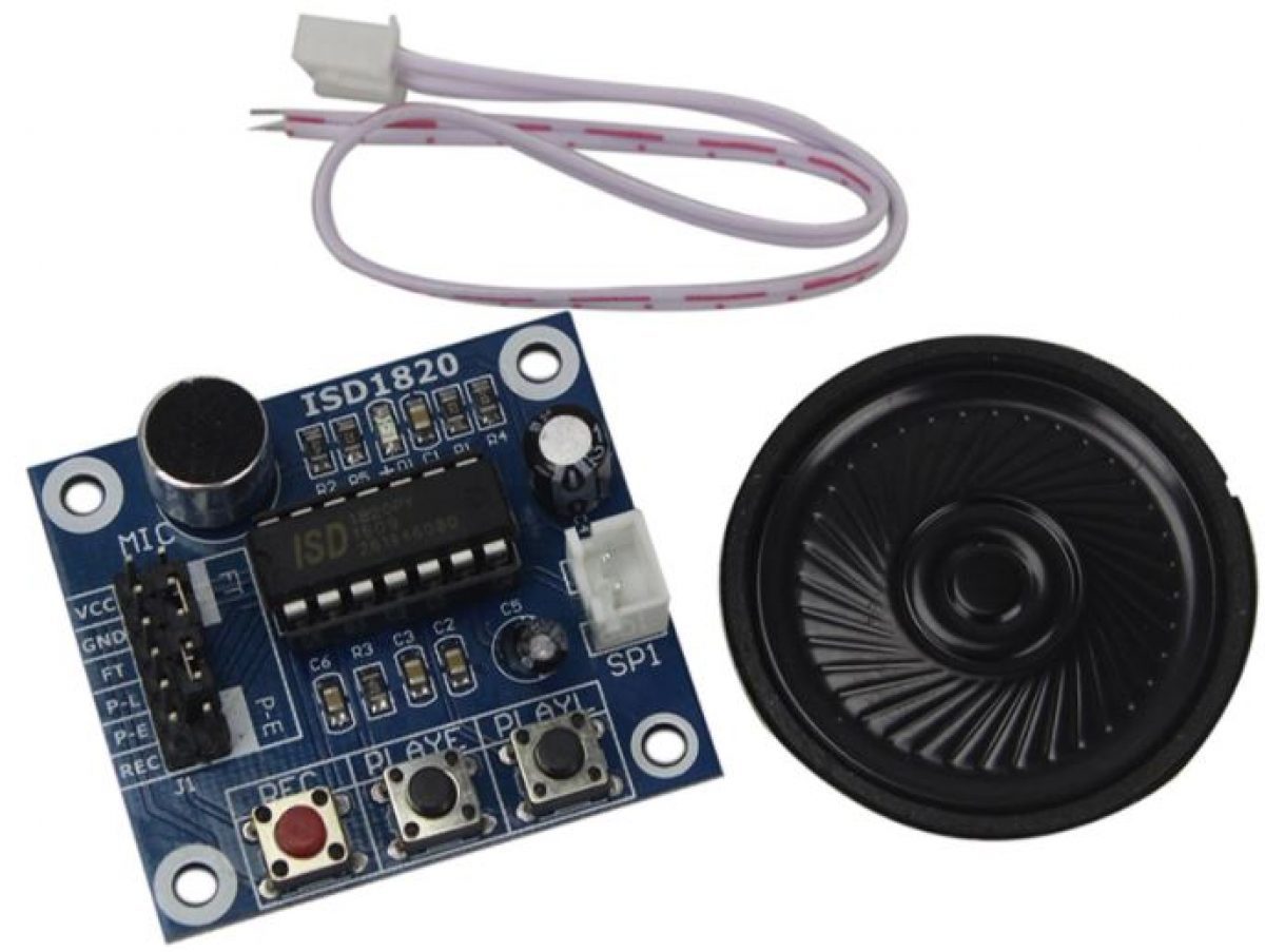 ISD1820 Recording And Playback Module With On Board Mic and Loud ...