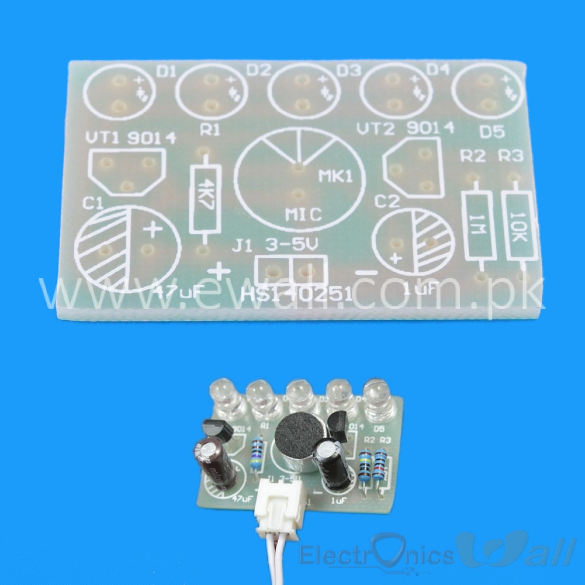 DIY Student Learning Sound-activated Sound Level Control LED Lamp Kit 3 ...