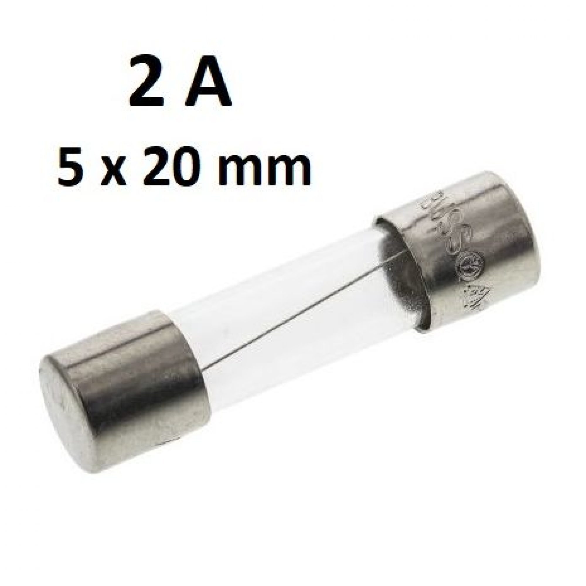 2 AMP 5x20mm 250VAC glass fuse | Majju PK