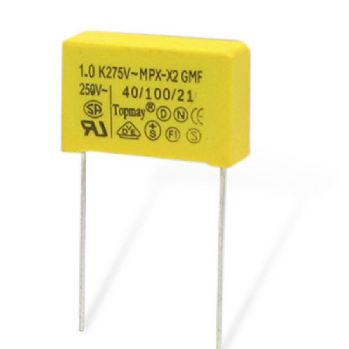 1uf 275v Metallized Polyester Film Capacitor | Majju PK