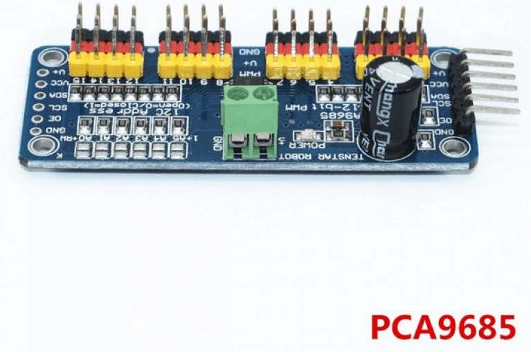 PCA9685 I2C PWM Servo Driver Shield 16- Channel 12-bit | Majju PK