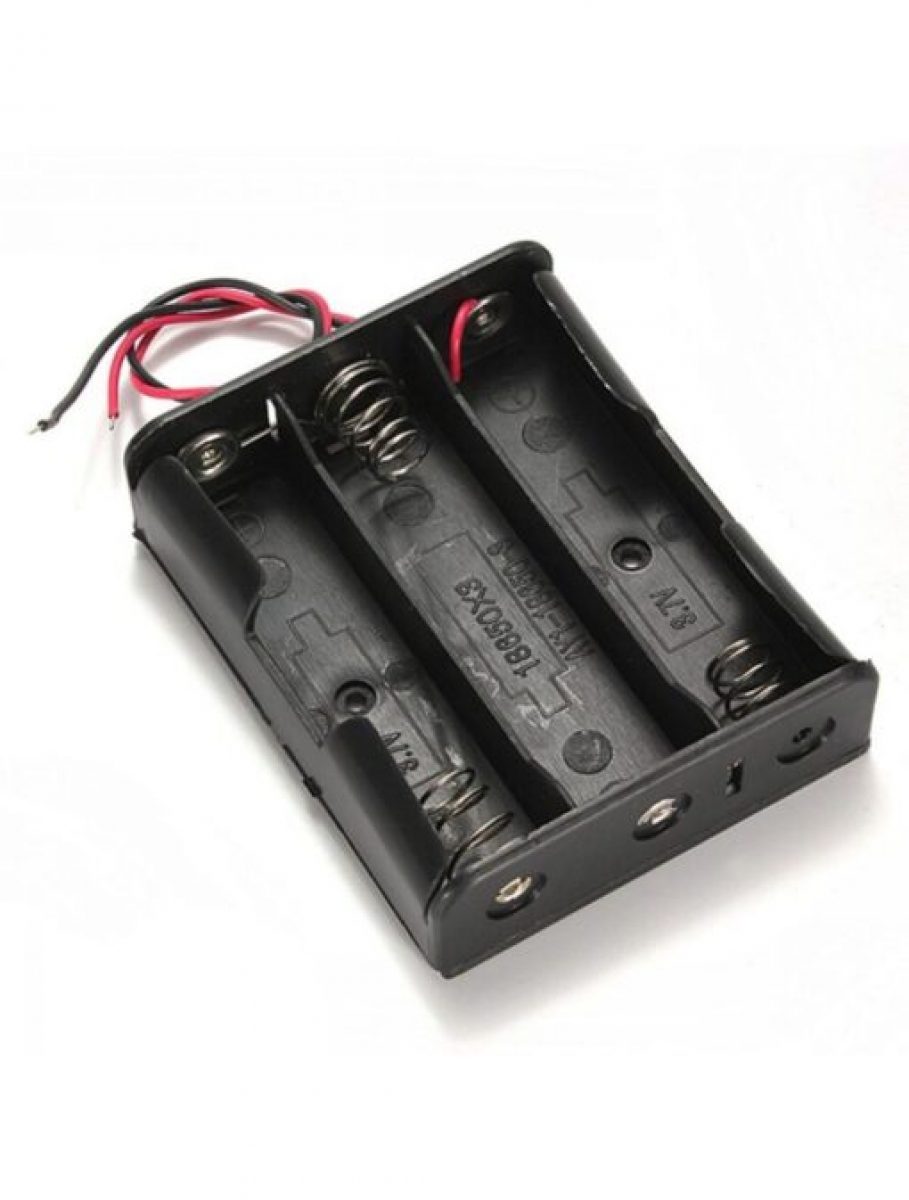18650 Battery Holder 3 Cell Square Case Housing | Majju PK