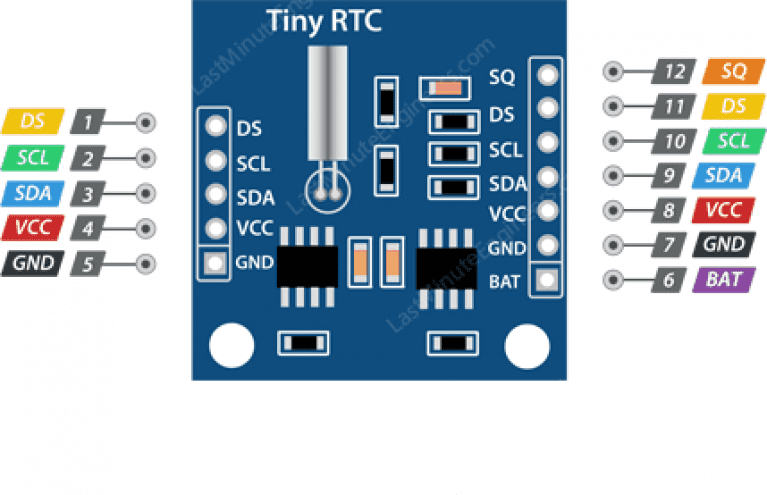 RTC DS1307 Tiny RTC Module I2C Real Time Clock Module | Majju PK