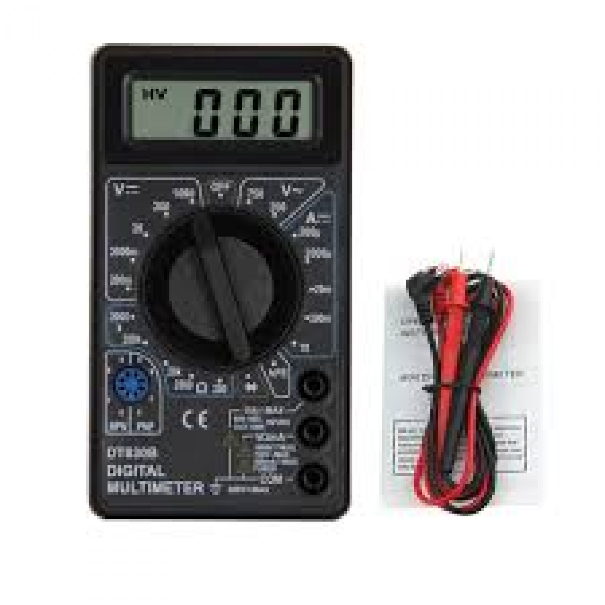 Handheld Digital Multimeter DT830B Mini LCD Voltmeter Ammeter Ohm ...