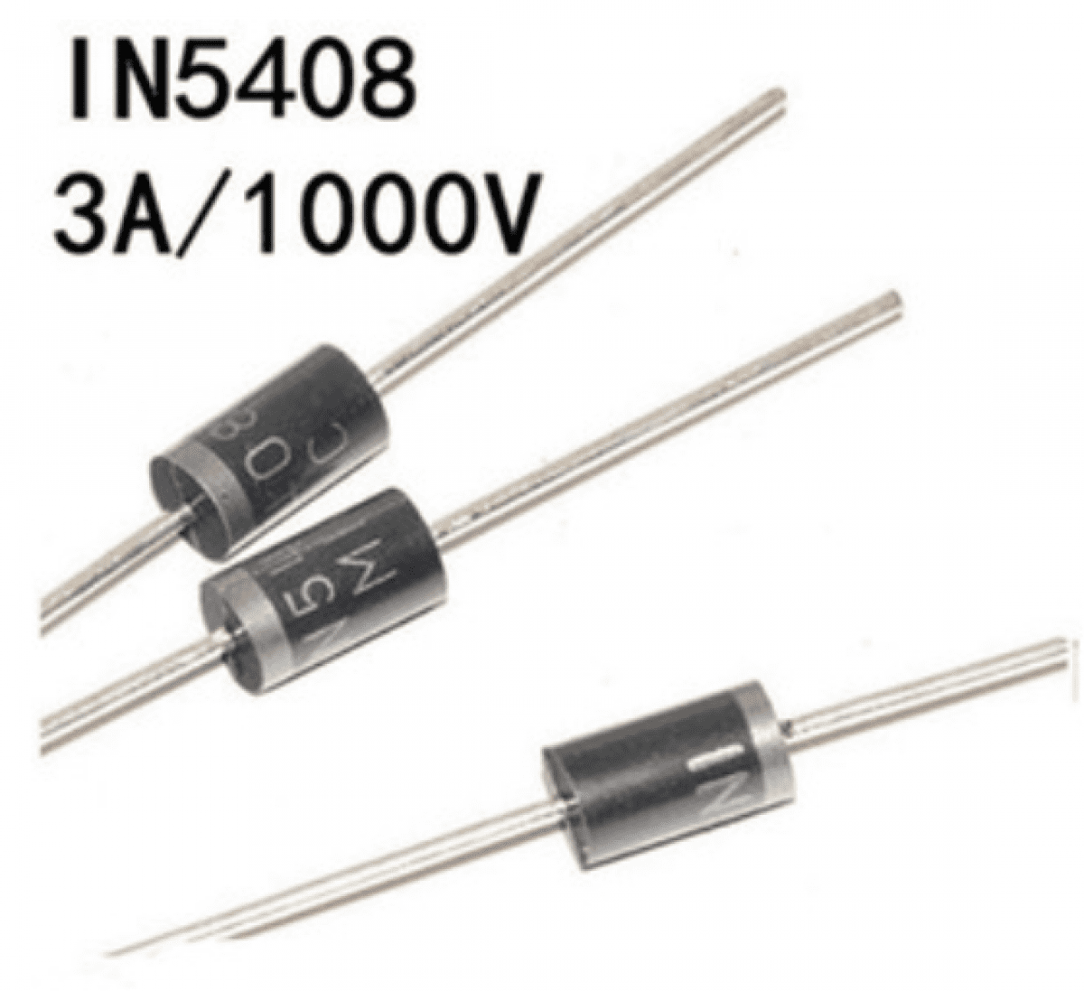 1N5408 Diode Standard Recovery Rectifier, 1000 V, 3.0 A | Majju PK