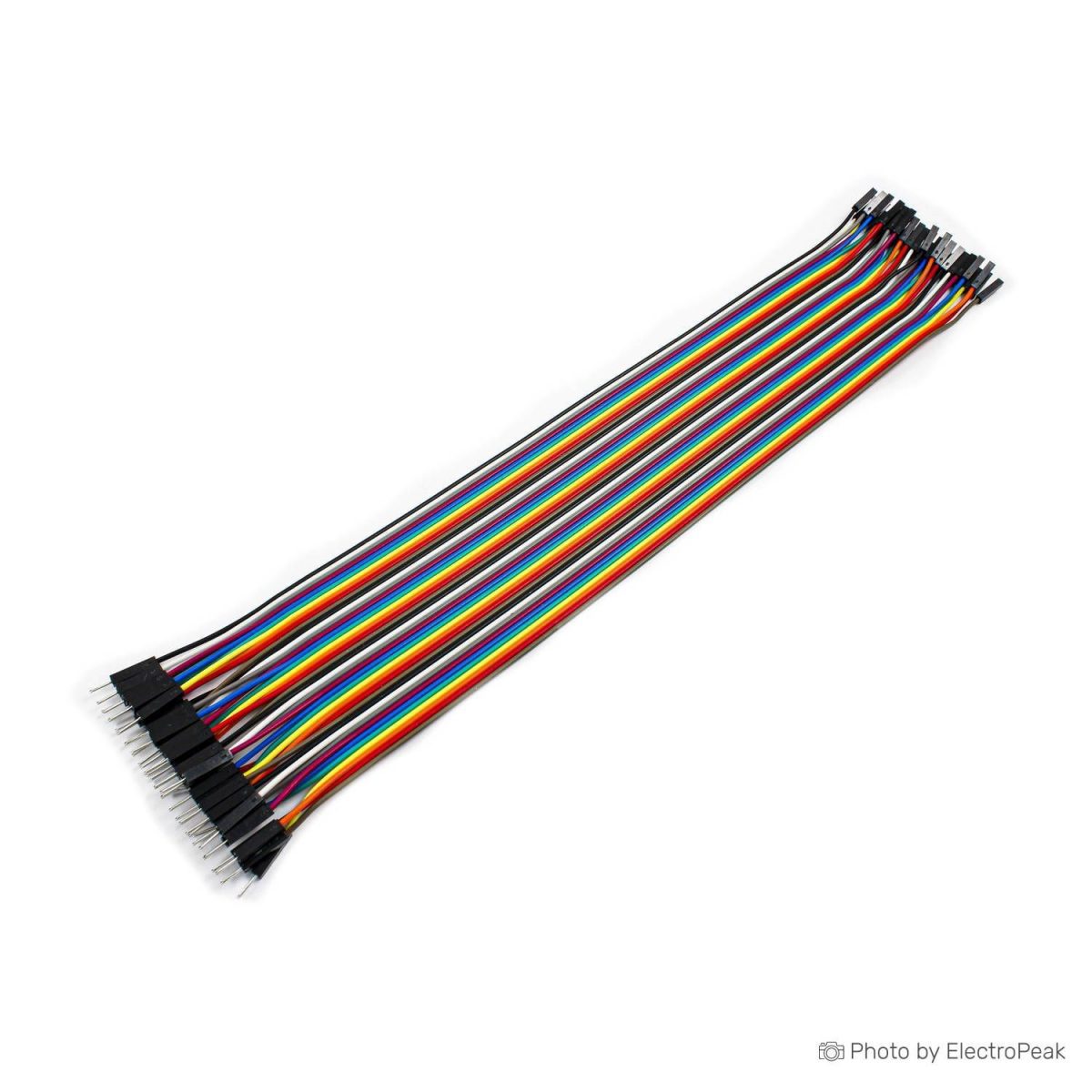 20cm Male To Female Jumper Wire Pin To Hole 40 Pin | Majju PK