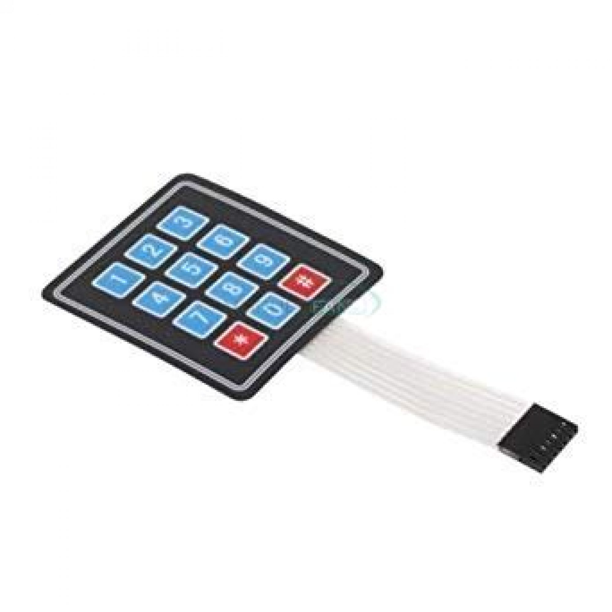 3X4 Flexible Matrix Keypad 12 Key Membrane Switch Keypad | Majju PK