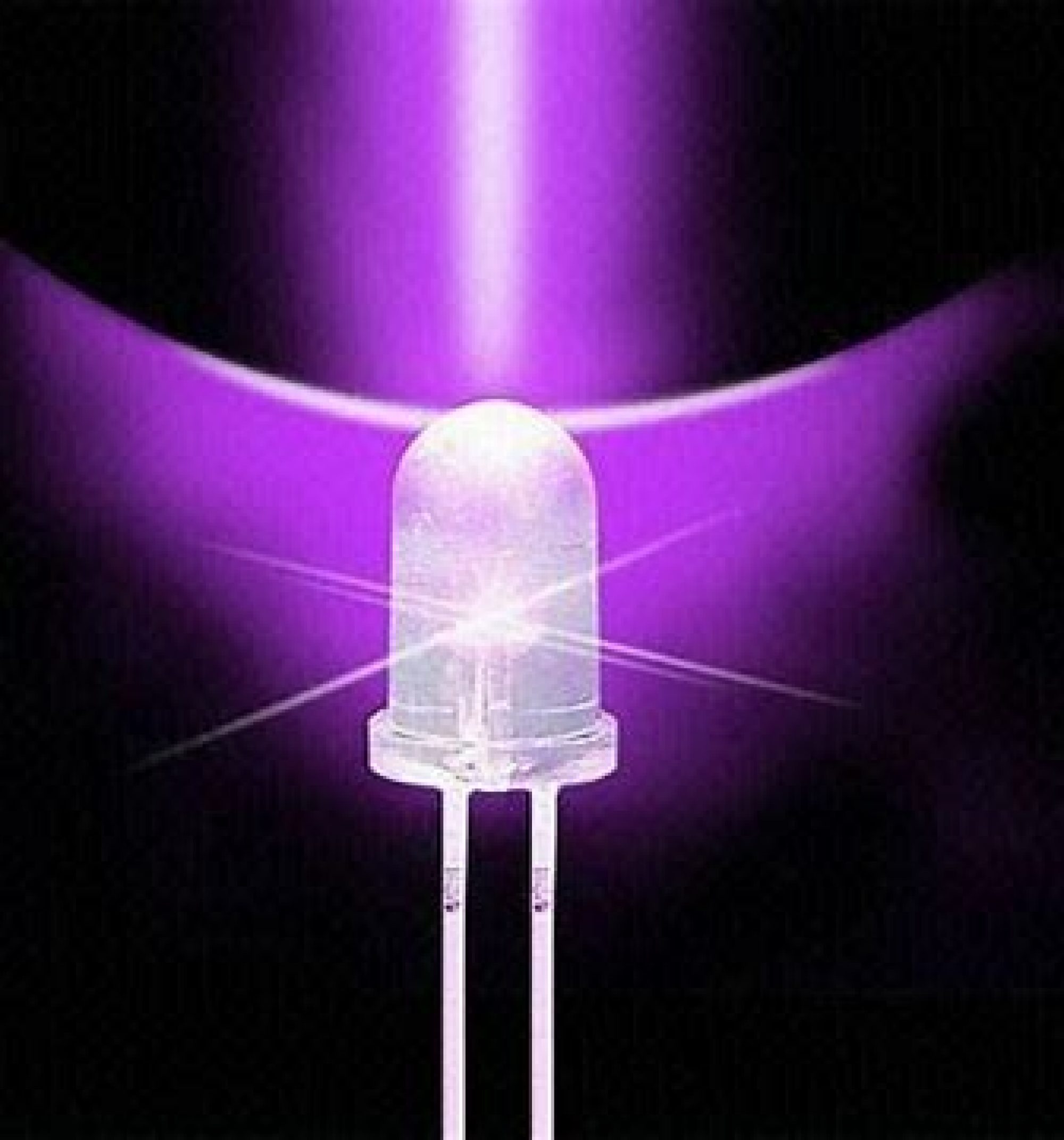 UV LED 5MM 365NM Ultraviolet LED 3.4V/4.0V | Majju PK