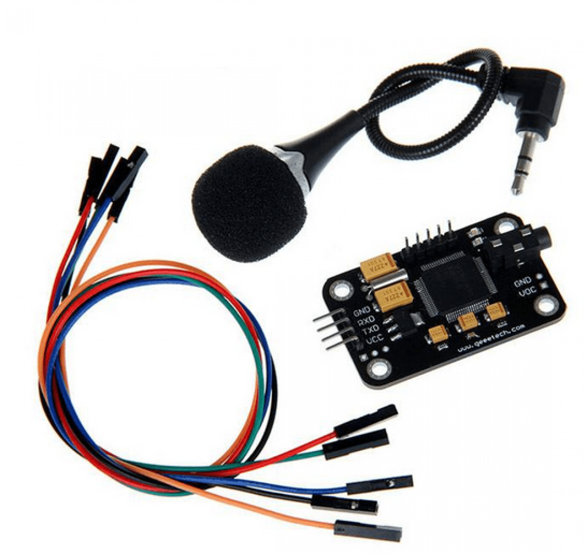 Voice Recognition Module With Microphone Dupont Jumper Wire for Arduino ...
