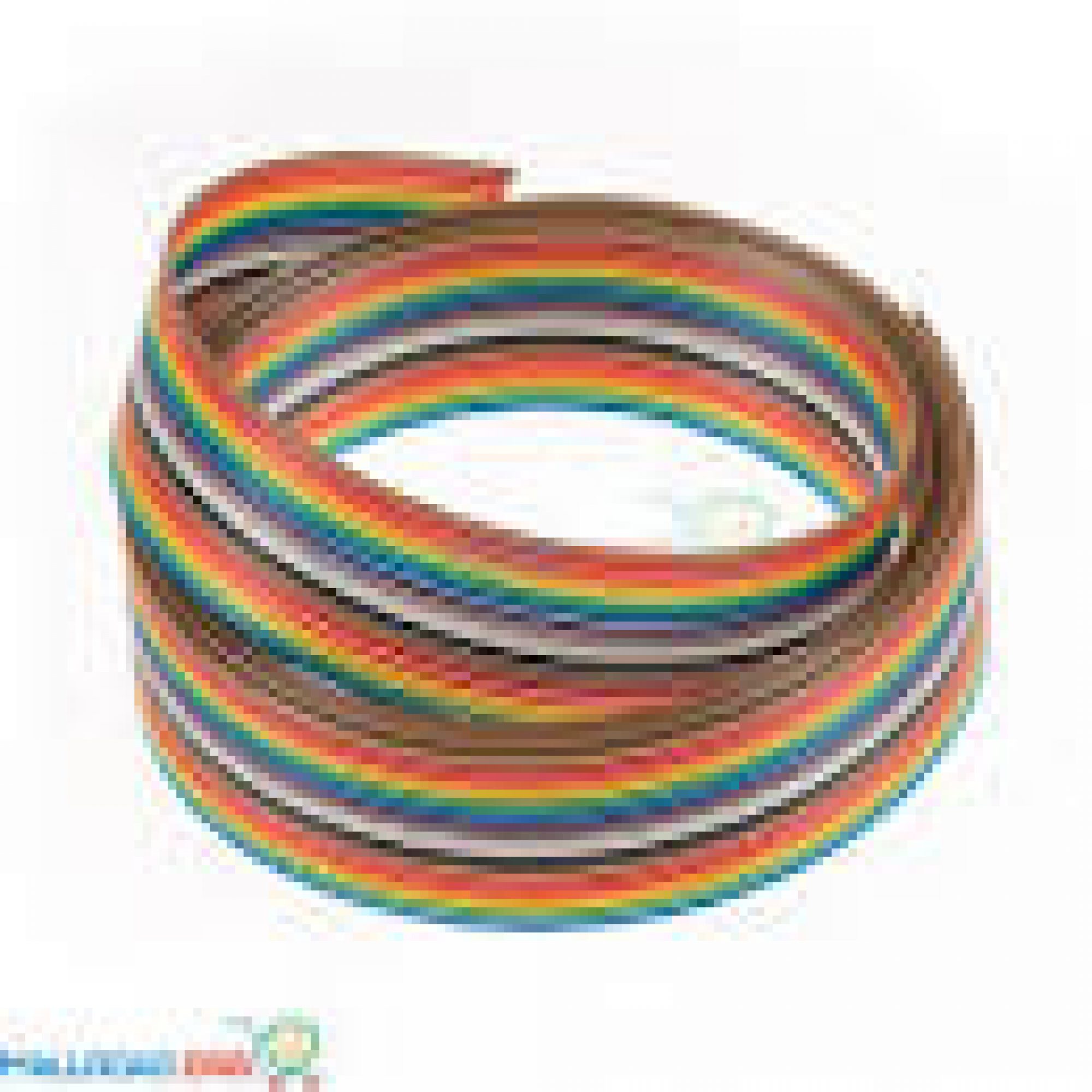1 Feet 13 Wires Rainbow Color Flat Ribbon Cable | Majju PK