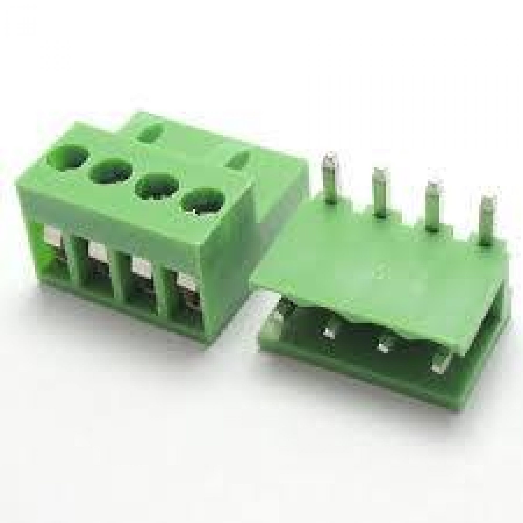 4 Pin Connector PCB Mount Right Angle, Bent Screw Terminal | Majju PK